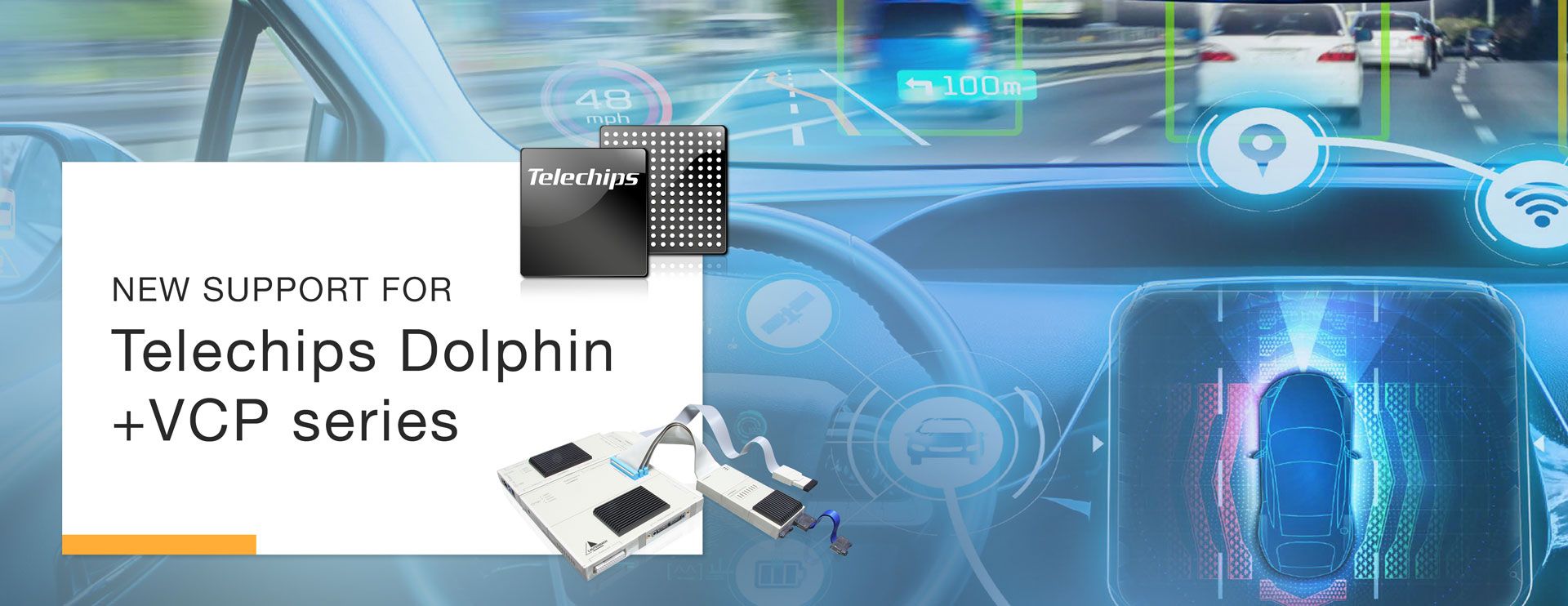 Telechips社のDolphin+、Dolphin3、VCPチップのTRACE32®サポート